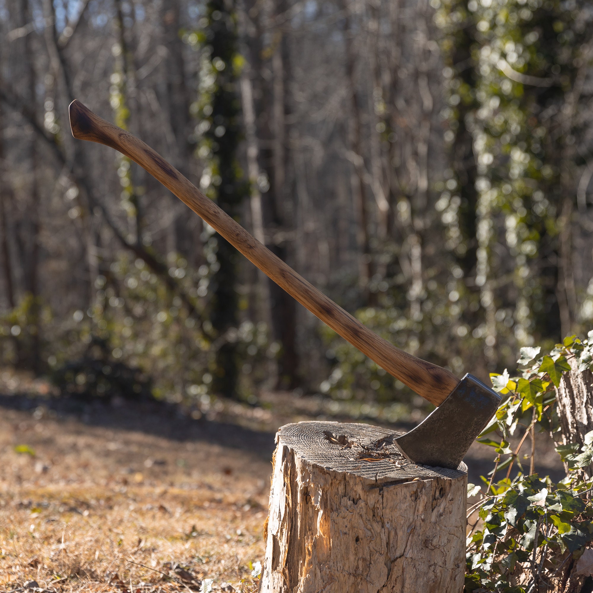 Vintage Collin 3-1/2 Lb Single Bit Axe Restored on Varnished NOS Handle ...