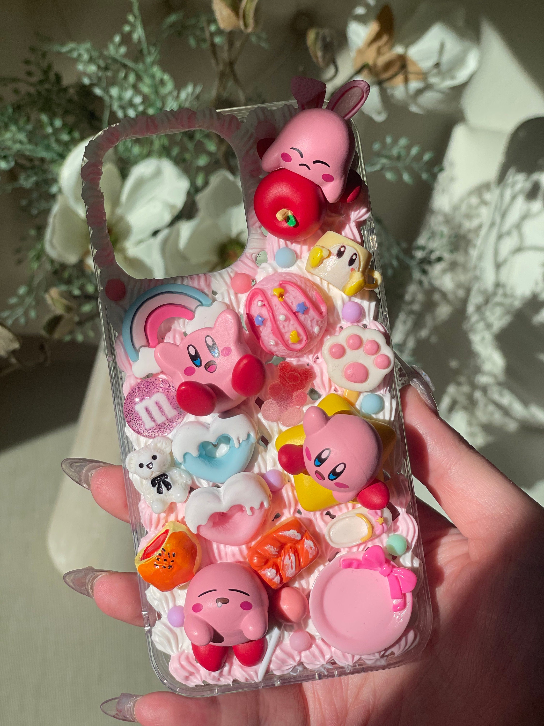 Decoden Kirby Handcrafted Phone Cases Cream Glue for Iphones Sanrio ...