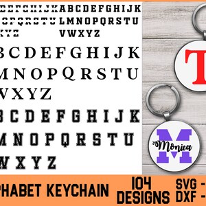 Keychain Svg Bundle, Key Ring Svg, Keychain Pattern Svg, Paint Brush ...