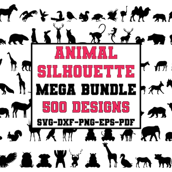 Dxf File Animal Wild - Etsy