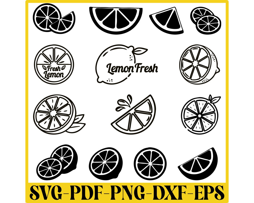 Lemon Svg Bundle, Summer Svg, Lemonade Svg, Hello Summer Svg, Lemon ...