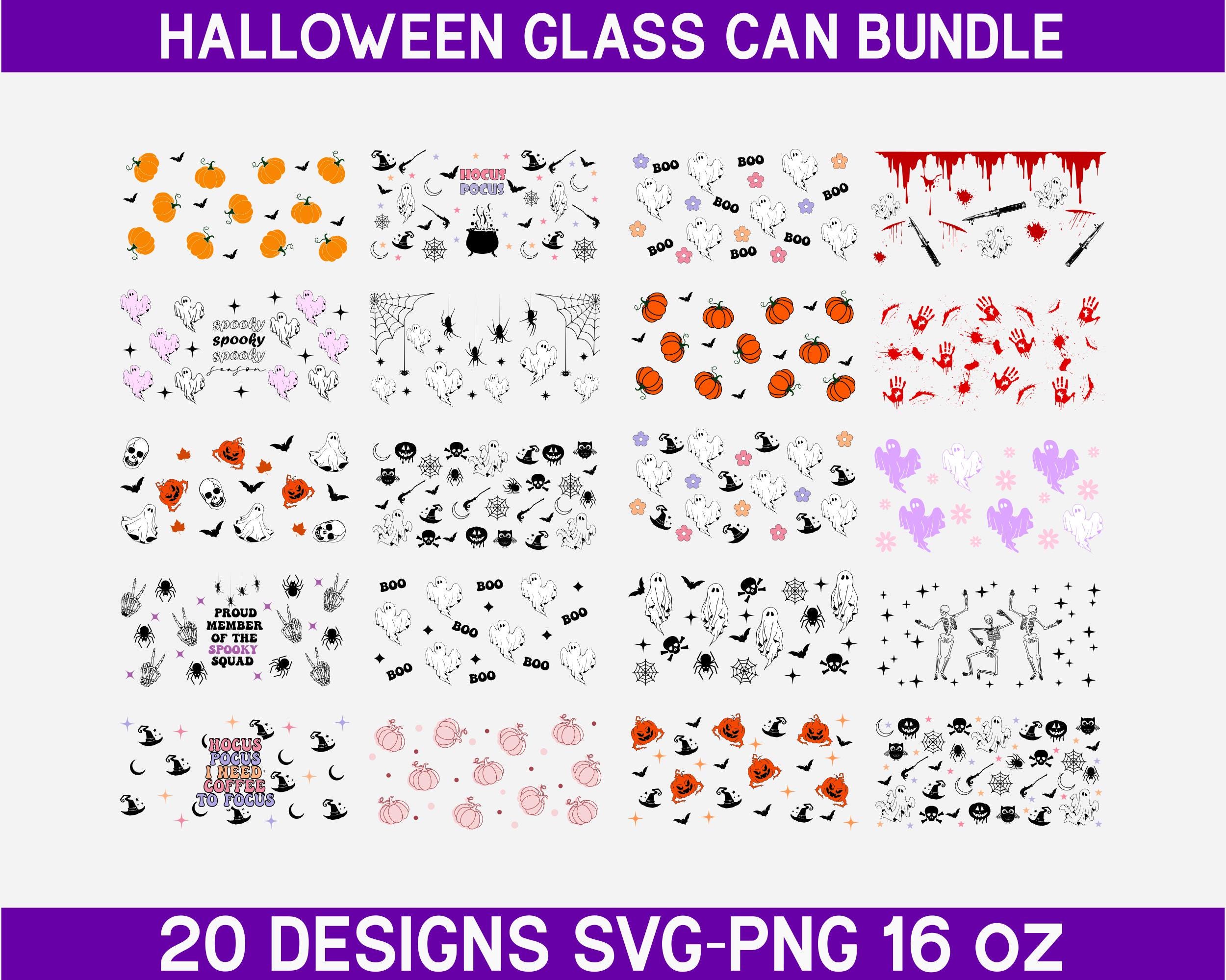 250+ Libbey Glass Can Wrap SVG Bundle | 16oz Glass Can SVG Bundle ...