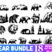 200 Bear Svg or Png / Grizzly Bear SVG Bundle / Bear Head Svg Cut Files ...