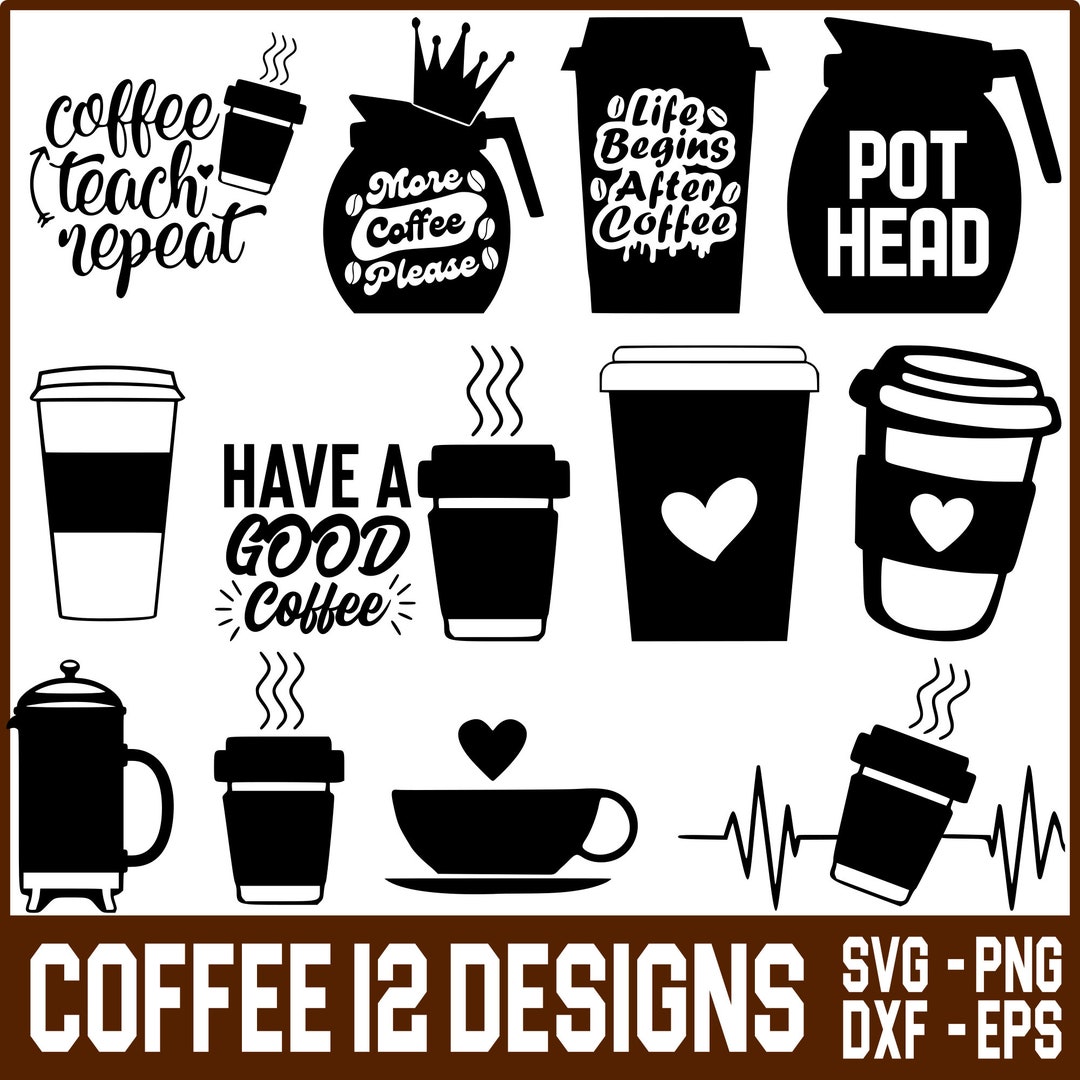 Café SVG Bundle Café Svg Café drôle SVG Citation de café - Etsy France