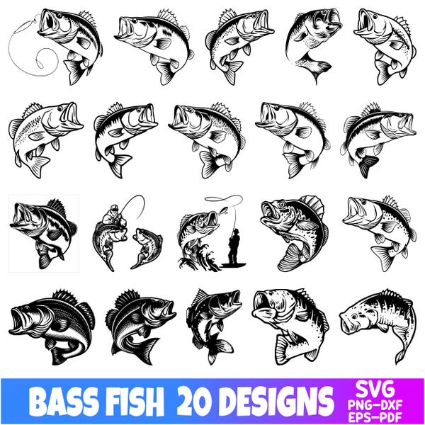 Fish Svg - Etsy