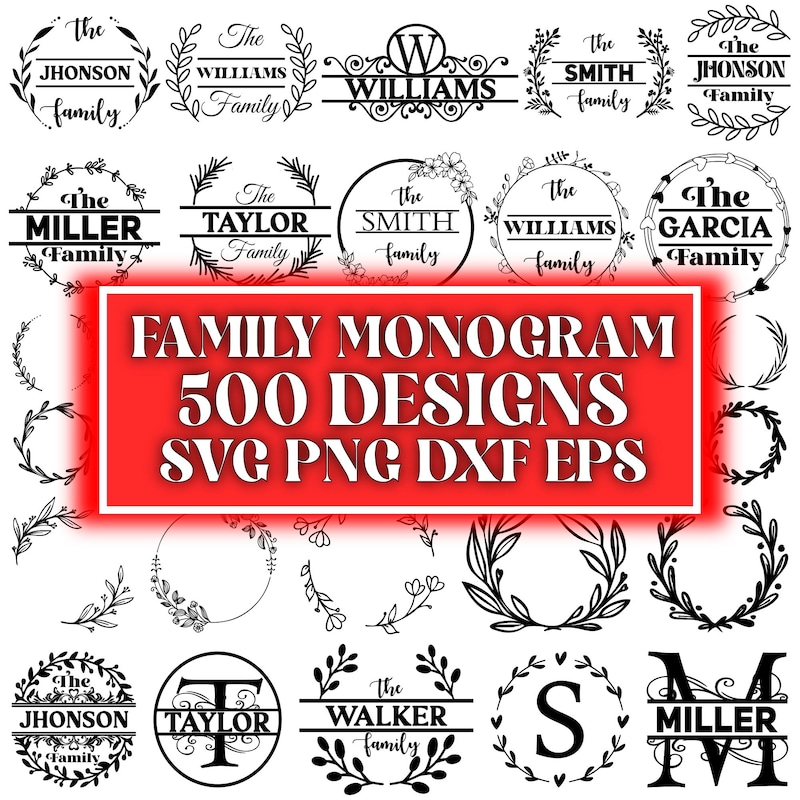 Family Crest Svg - Etsy