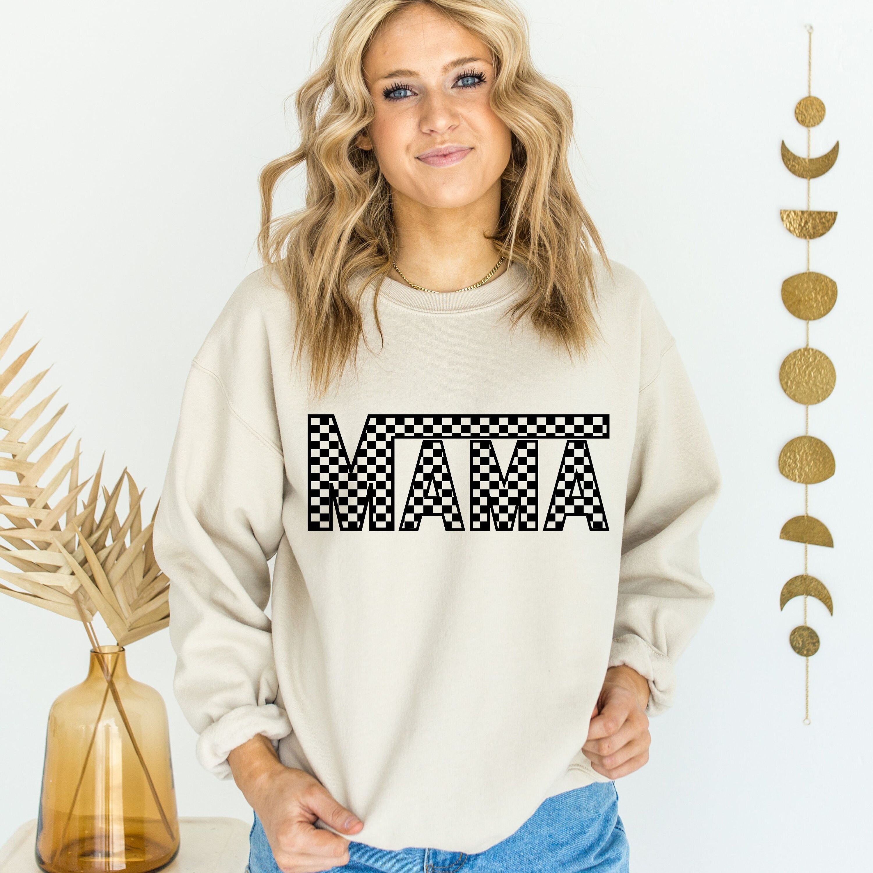 Checkered Mama Svg, Mama Png, Racing Mama T-shirt Design, Race Mama ...