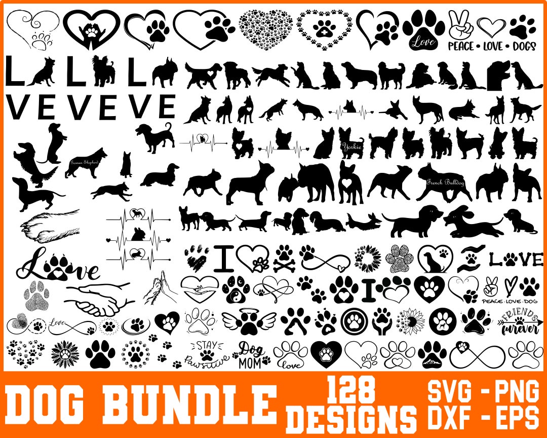Paquete de svg de perro, svg de perro, svg de mamá de perro, svg de ...