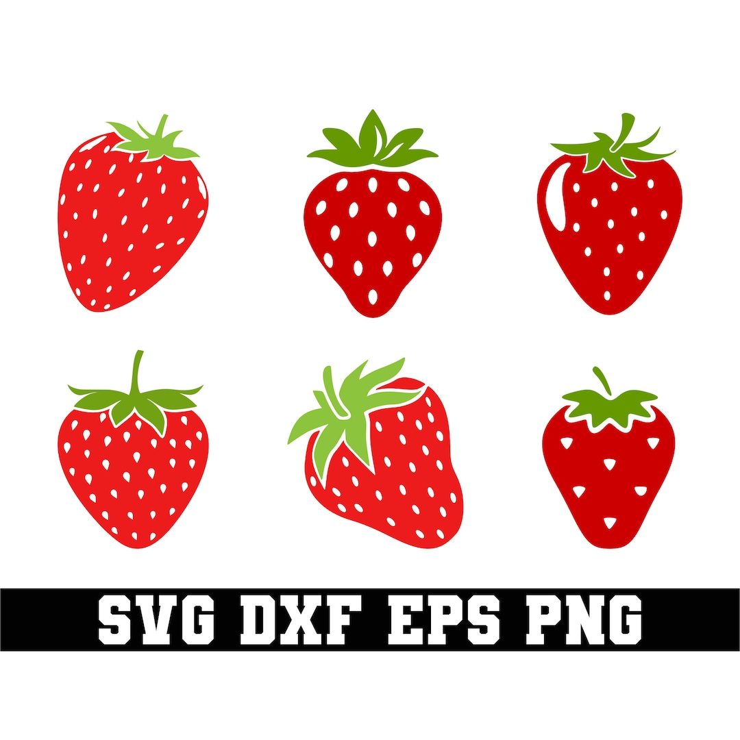 Strawberry Svg, Strawberry Svg Bundle, Garden Strawberry Svg, Fruit Svg ...
