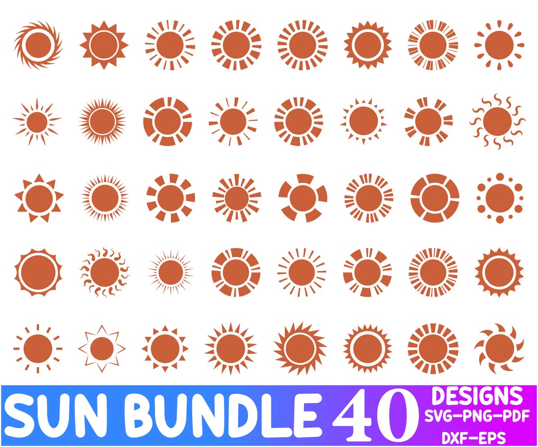 Sunrise SVG Sun Svg for Cricut Sunrise Clipart Sunrise Cut File Sun Svg ...