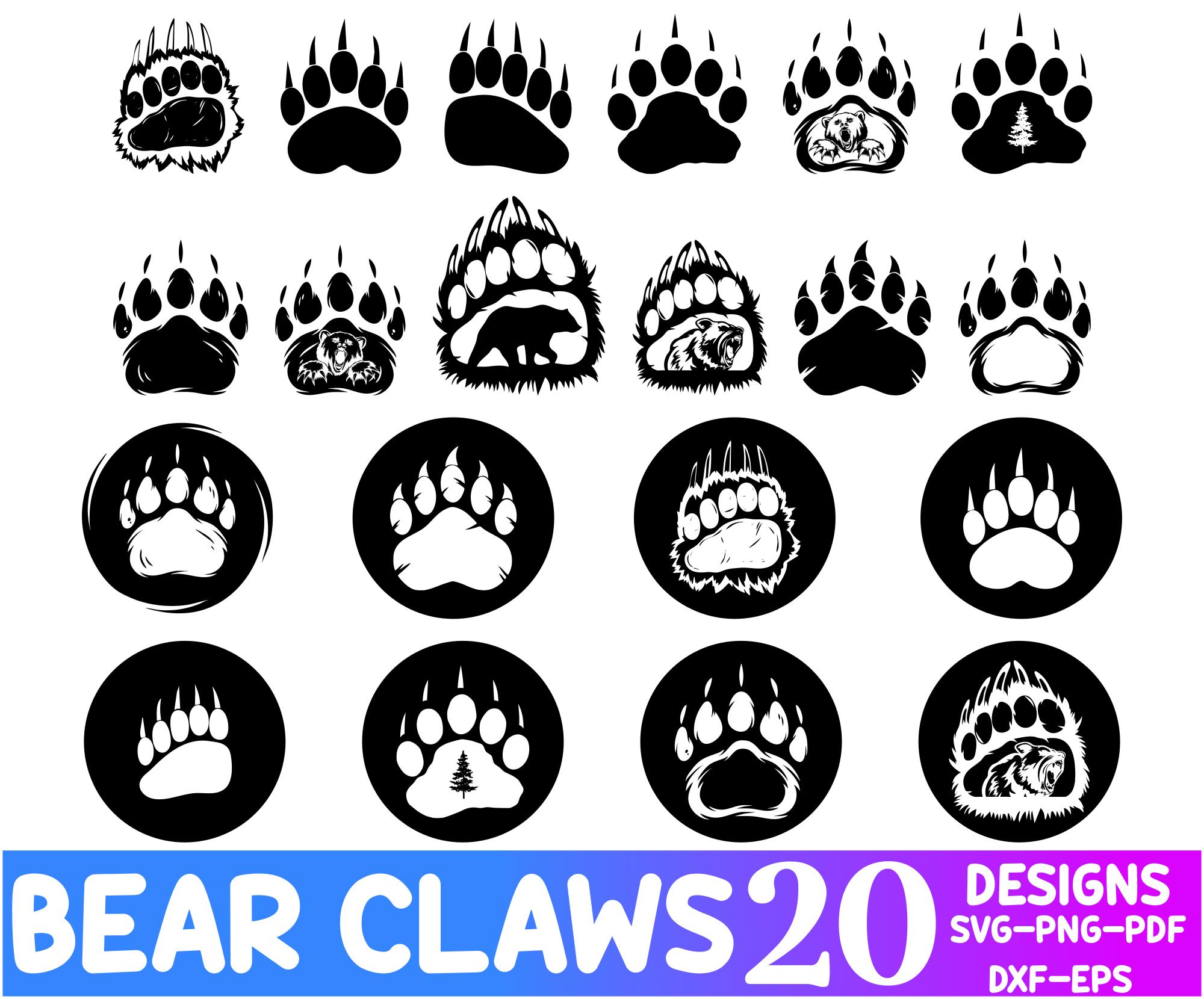 200 Bear Svg or Png / Grizzly Bear SVG Bundle / Bear Head Svg Cut Files ...