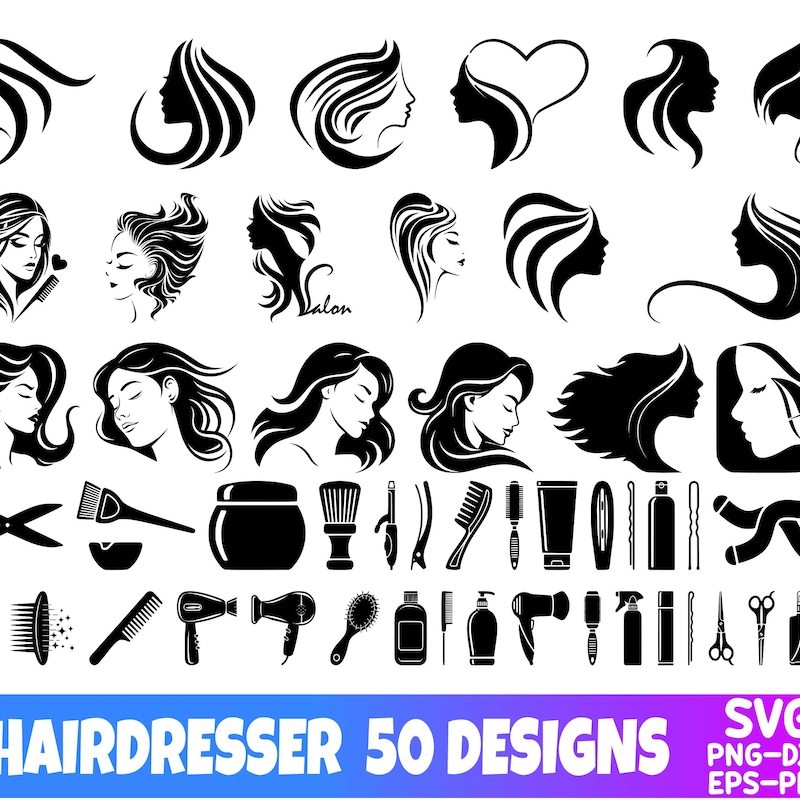 Boho Salon Svg - Etsy UK