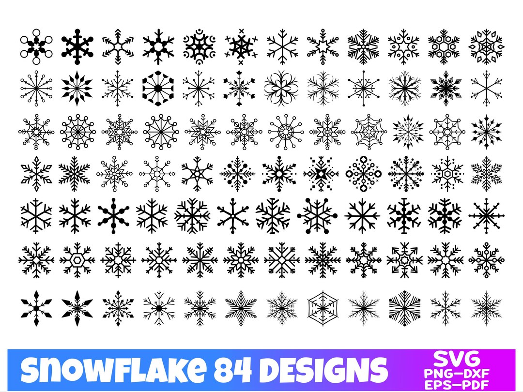 Snowflake Svg Bundle, Flake Winter Svg, Christmas Svg, Winter Svg ...