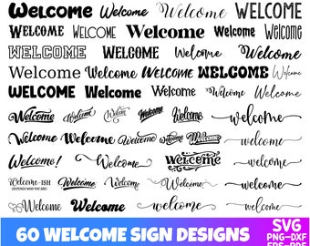 Welcome SVG Bundle, Welcome Sign Svg, Home Svg, Farmhouse Svg , Welcome ...