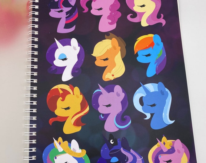MLP Inspired Reusable Blank Sticker Book - Etsy