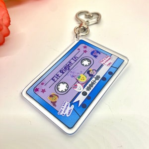 Cassette Tape Music Acrylic Charms | Inspired by MLP - Etsy