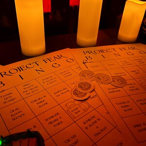 51 Bingo Cards for Project Fear/destination Fear Haunted Investigations ...