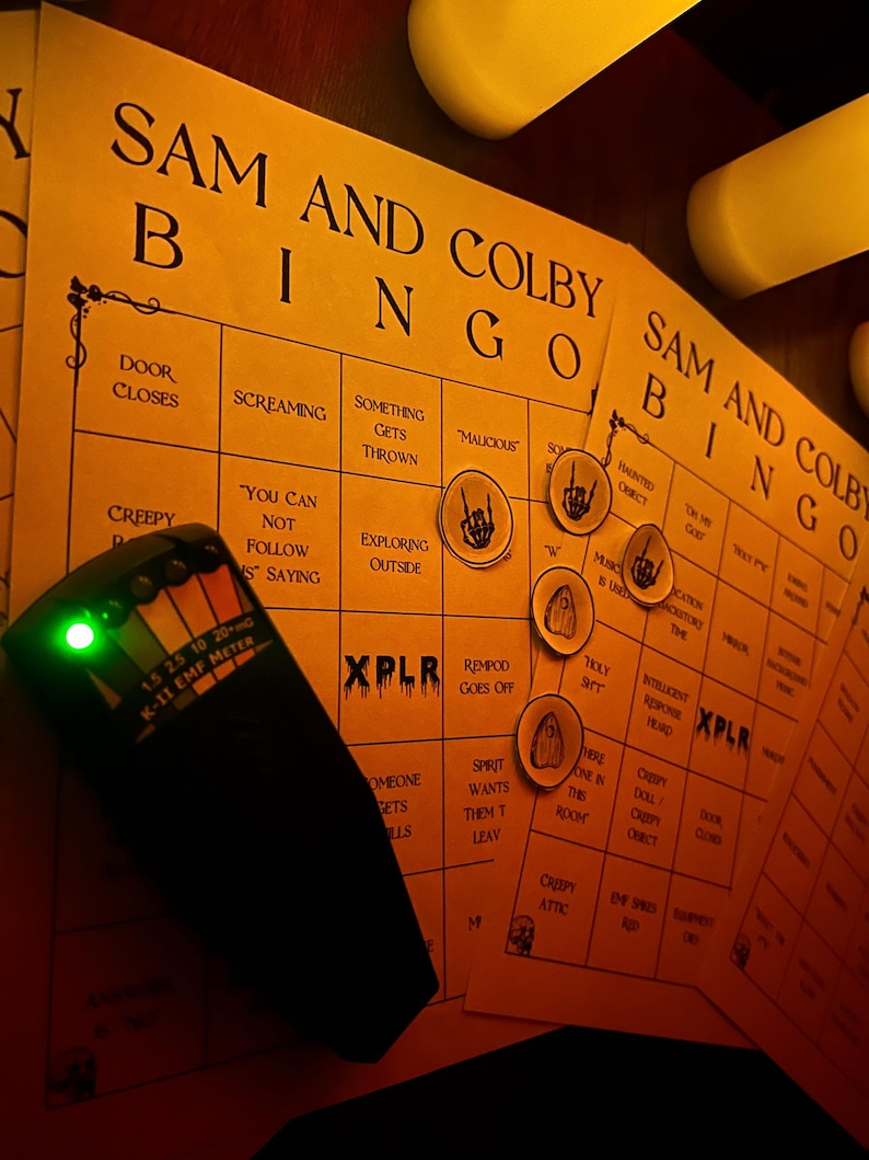 51 Sam and Colby Bingo Cards – Fun and Spooky Game for Fans – Perfect ...