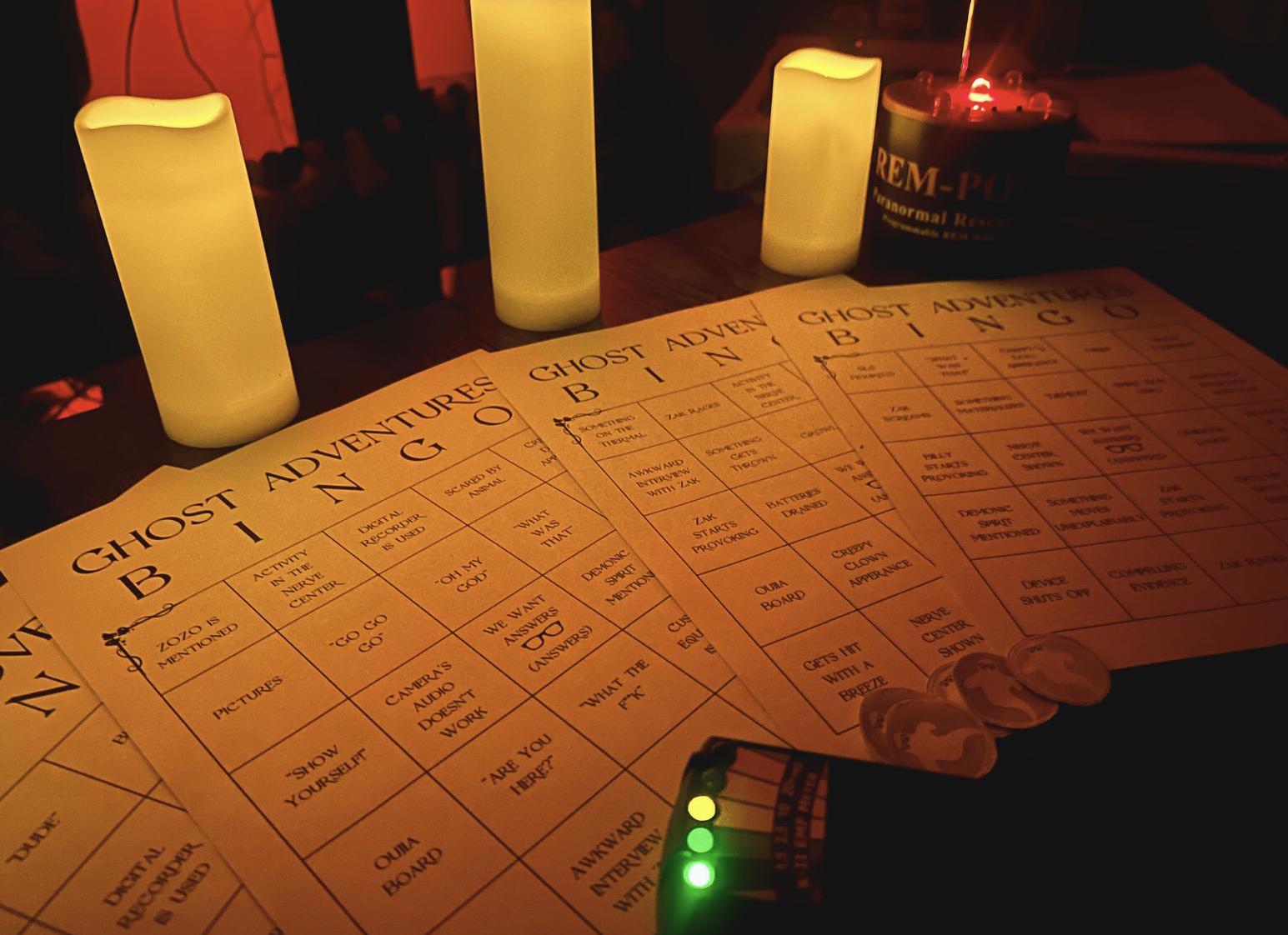 51 Ghost Adventures Bingo Cards – Fun and Spooky Game for Fans ...