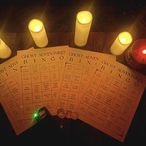 51 Ghost Adventures Bingo Cards – Fun and Spooky Game for Fans ...