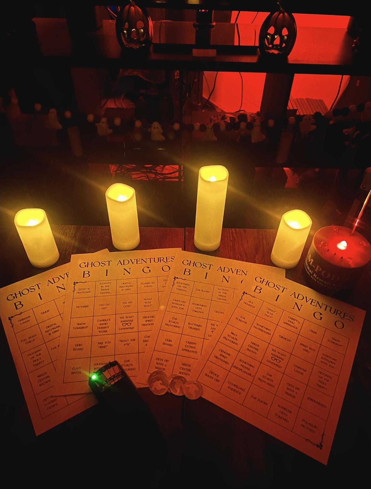 51 Ghost Adventures Bingo Cards – Fun and Spooky Game for Fans ...