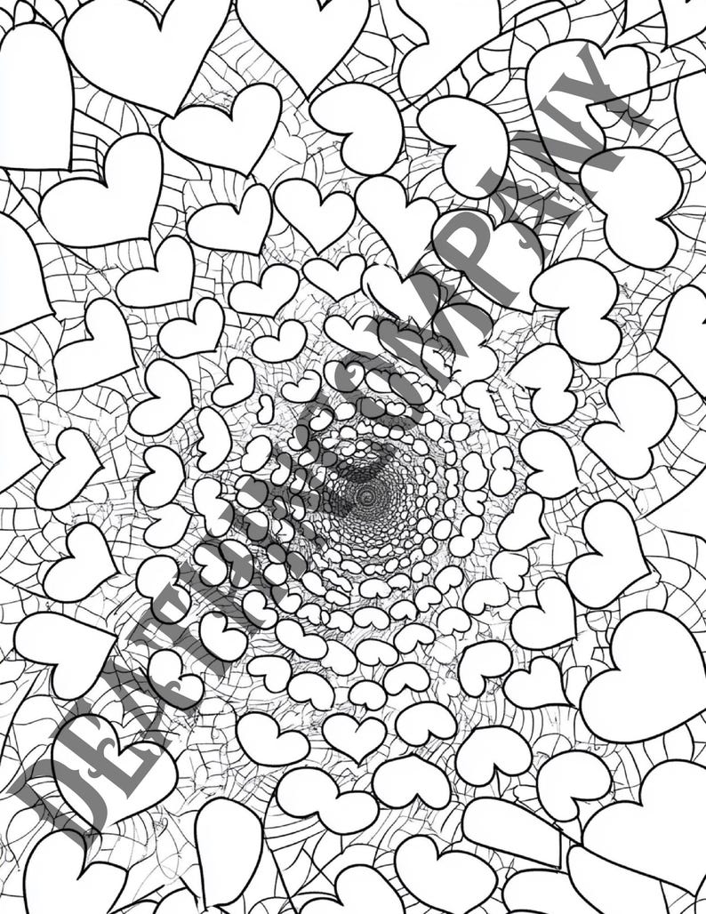 200 Creepy Cute Valentine's Day Coloring Pages – Spooky & Adorable ...
