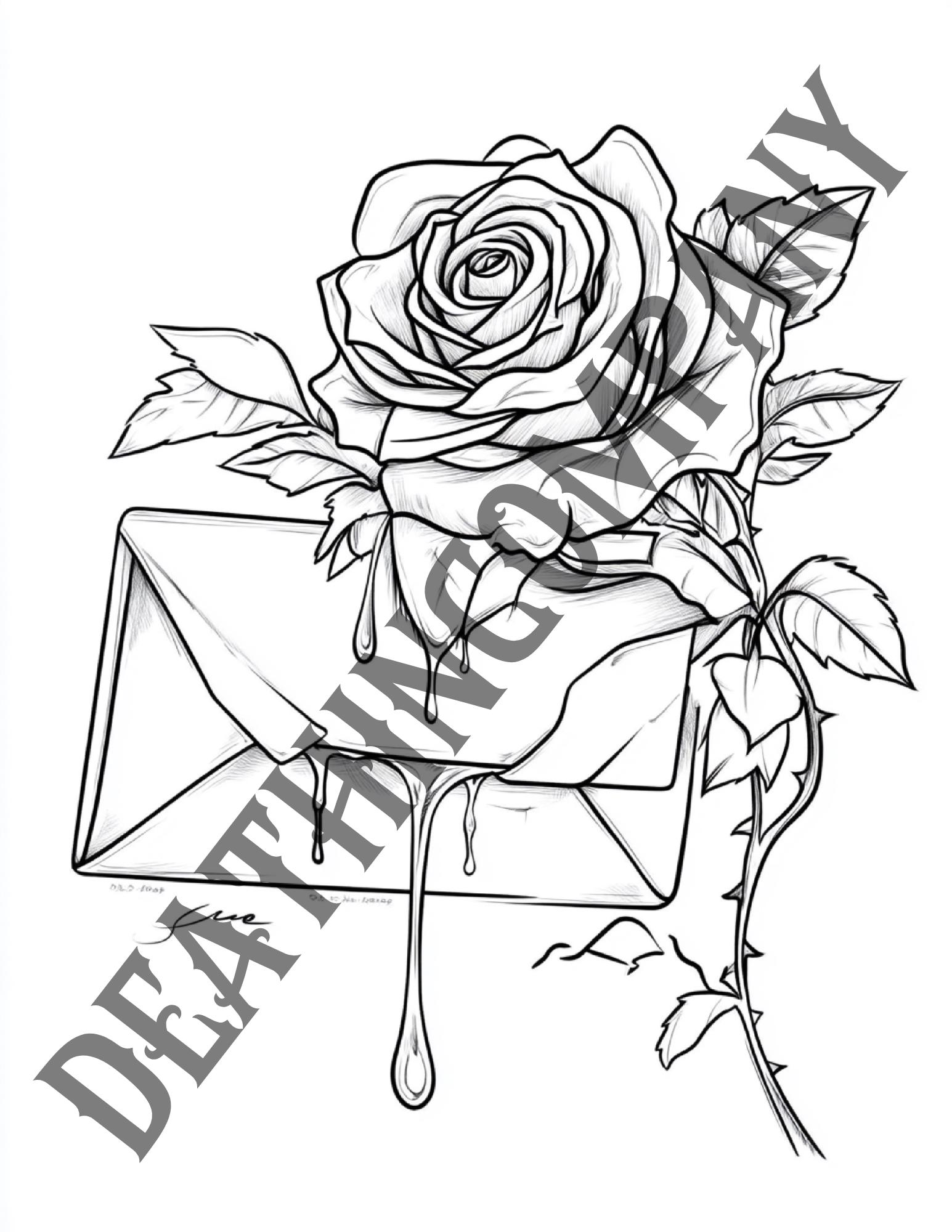 200 Creepy Cute Valentine's Day Coloring Pages – Spooky & Adorable ...