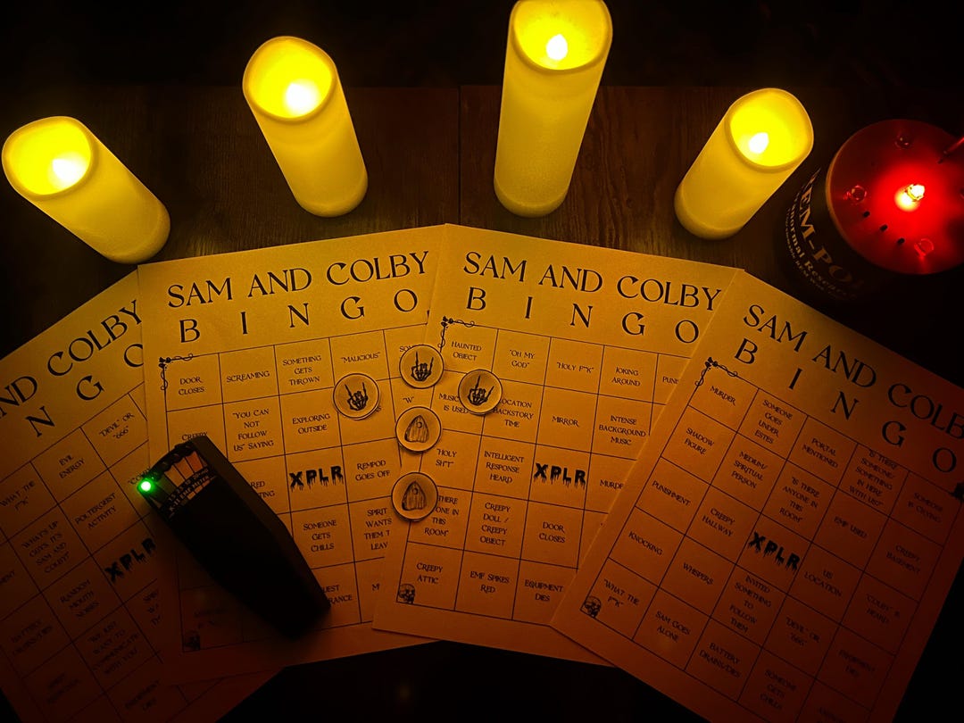51 Sam and Colby Bingo Cards Fun and Spooky Game for Fans Perfect for ...