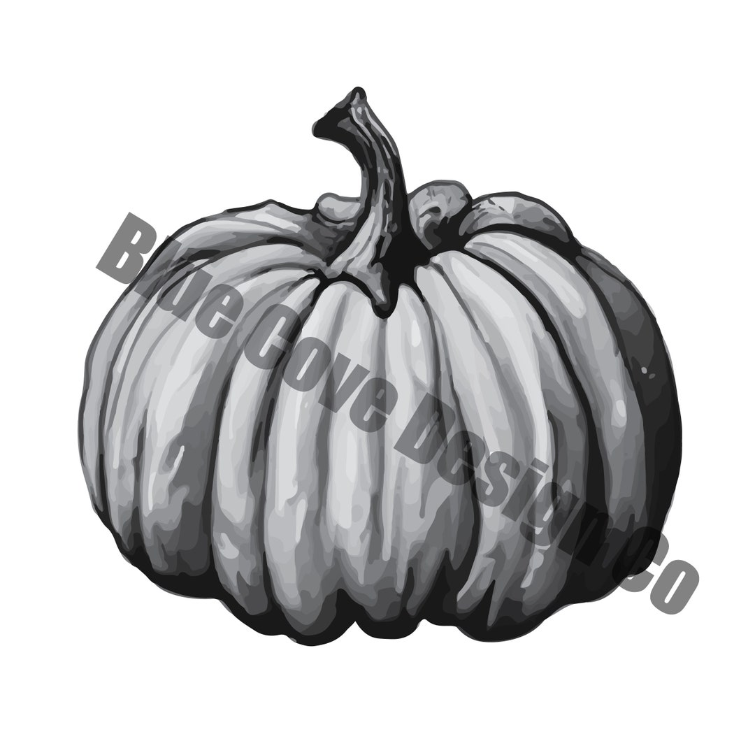 Pumpkin SVG | Hand Drawn Design | PNG and SVG - Etsy