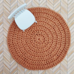 Miniature Roung Crochet Rug - Etsy