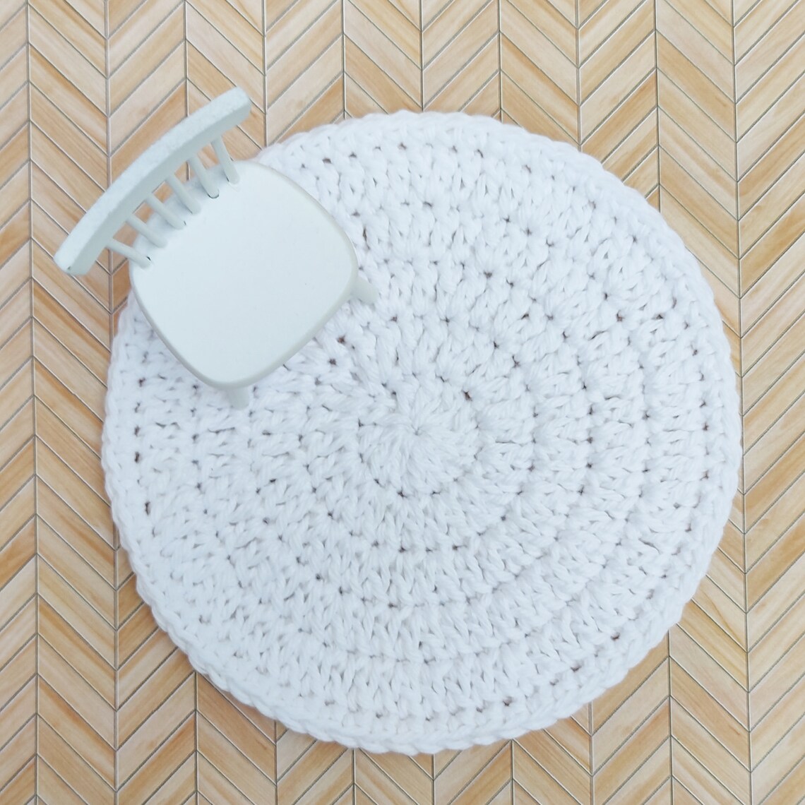 Miniature Roung Crochet Rug - Etsy