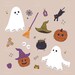 Pumpkin Witches Clip Art, Halloween Ghosts Digital Pngs - Etsy