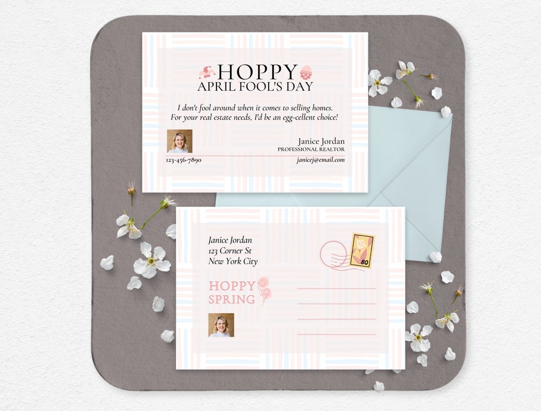 Real Estate April Fools Postcard | Realtor April Fools Post Card ...