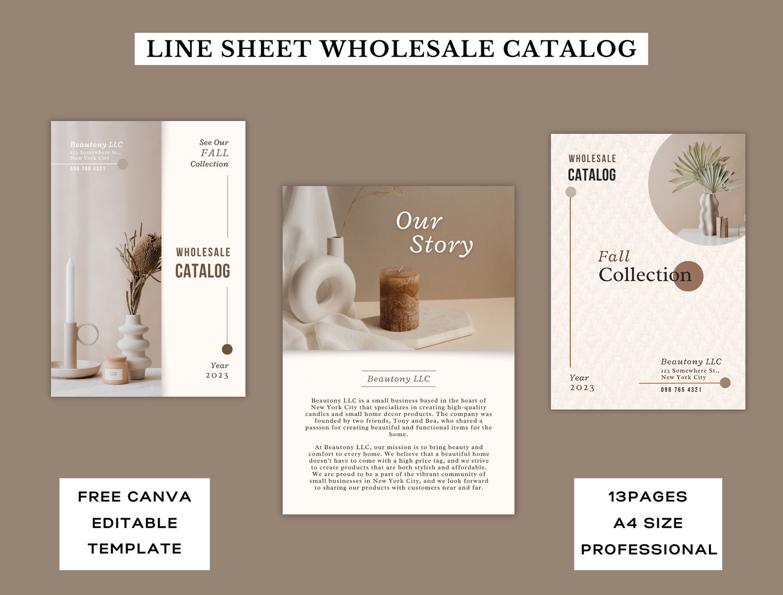Line Sheet Template for Wholesale Catalog Linesheet Price List Template ...