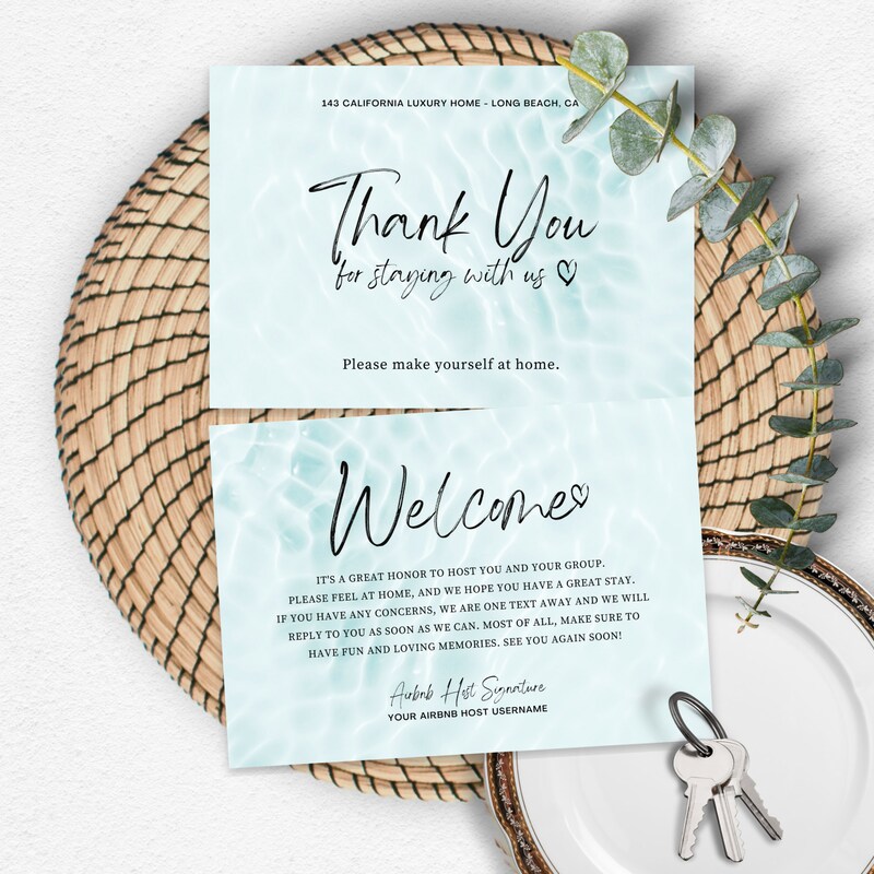 Vacation Rental Welcome - Etsy