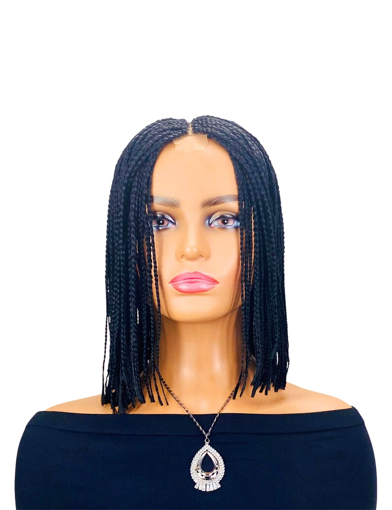 Tiwaoma Alopecia Pixie Cut Braided Wig Short Box Braid - Etsy