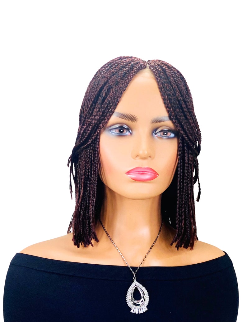 Tiwaoma Alopecia Pixie Cut Braided Wig Short Box Braid - Etsy