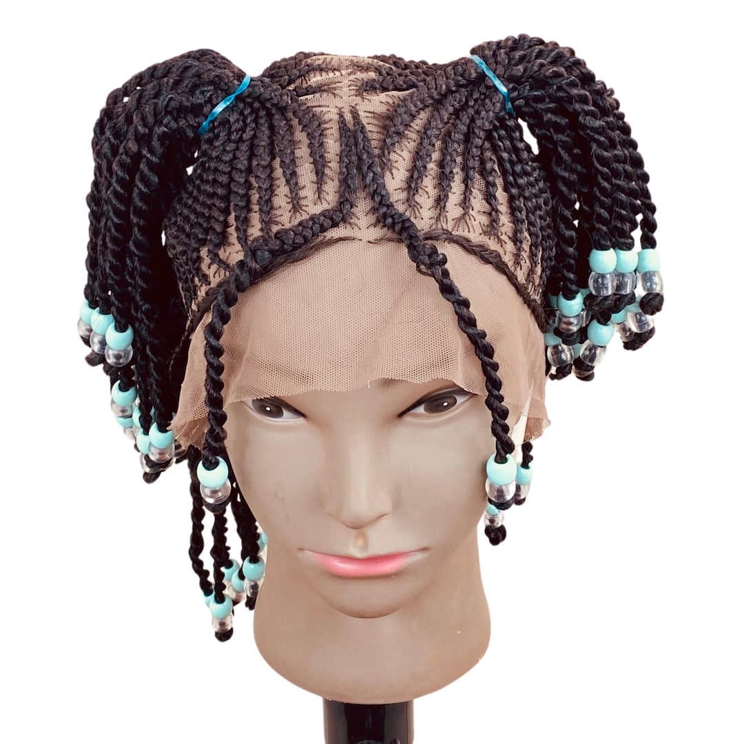 Full Lace Children Wigs Cornrow Wigs for Girls Princess Wigs Alopecia ...