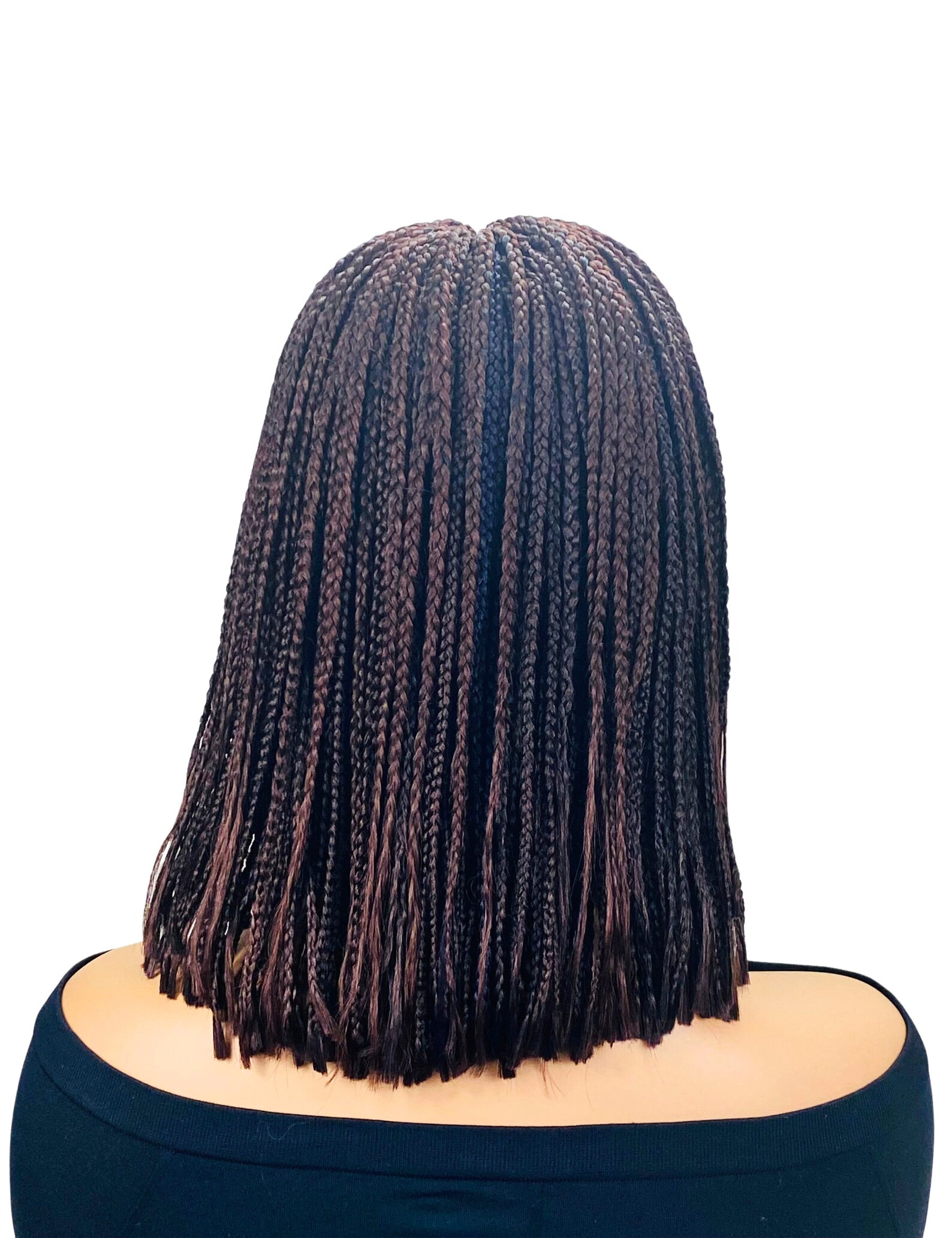 Tiwaoma Alopecia Pixie Cut Braided Wig Short Box Braid - Etsy