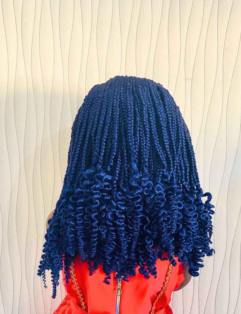 Conrow Box Braid Lace Front Wig for Girls Kanekalon Braids - Etsy