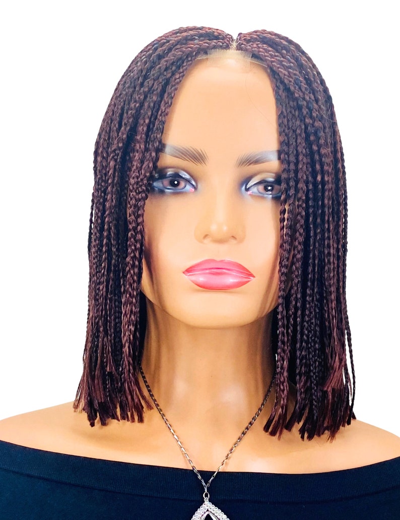 Tiwaoma Alopecia Pixie Cut Braided Wig Short Box Braid - Etsy
