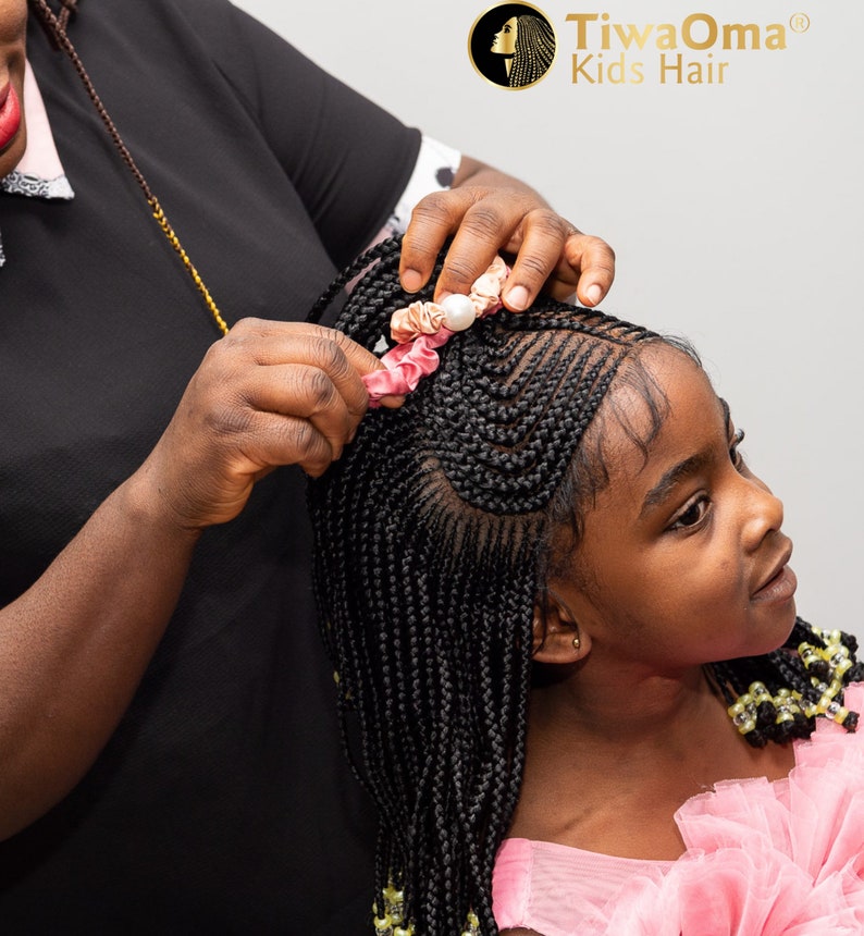 Children Two Step Frontal Braided Wig, Comfortable Cornrow Braid Wig ...