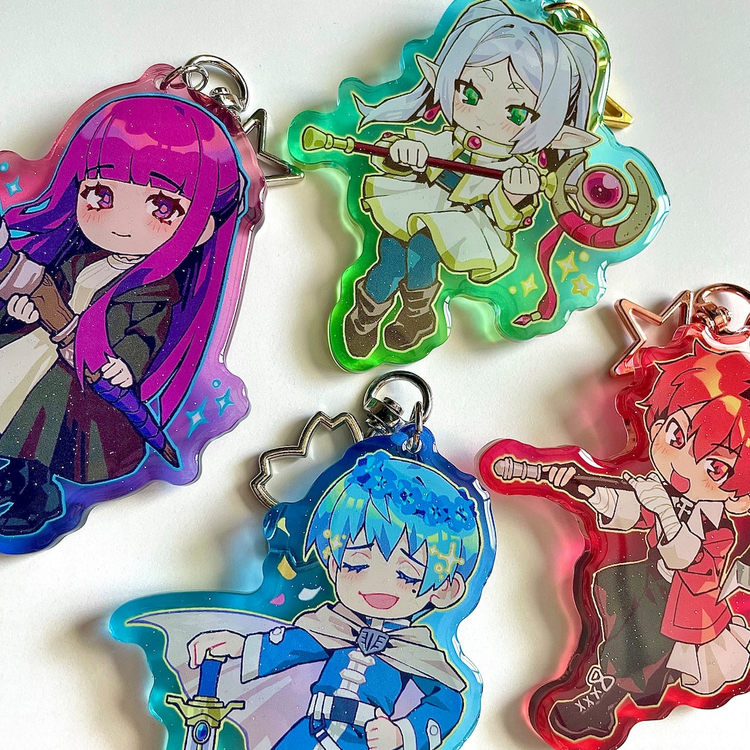 Wandering Mage Anime Keychains - Etsy