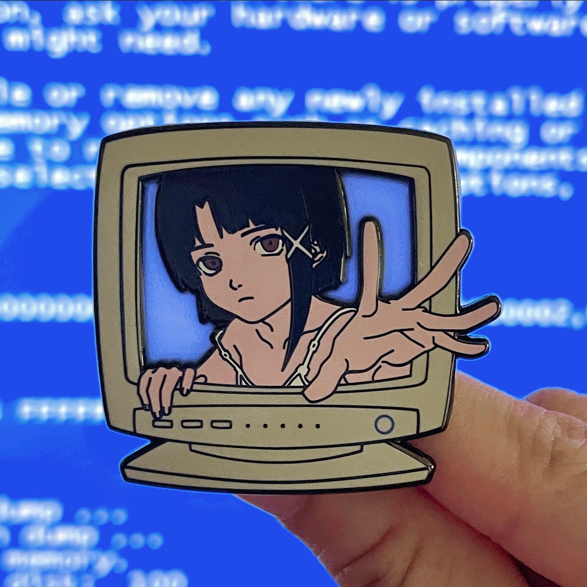 Serial Experiments Lain Enamel Pin Set - Etsy