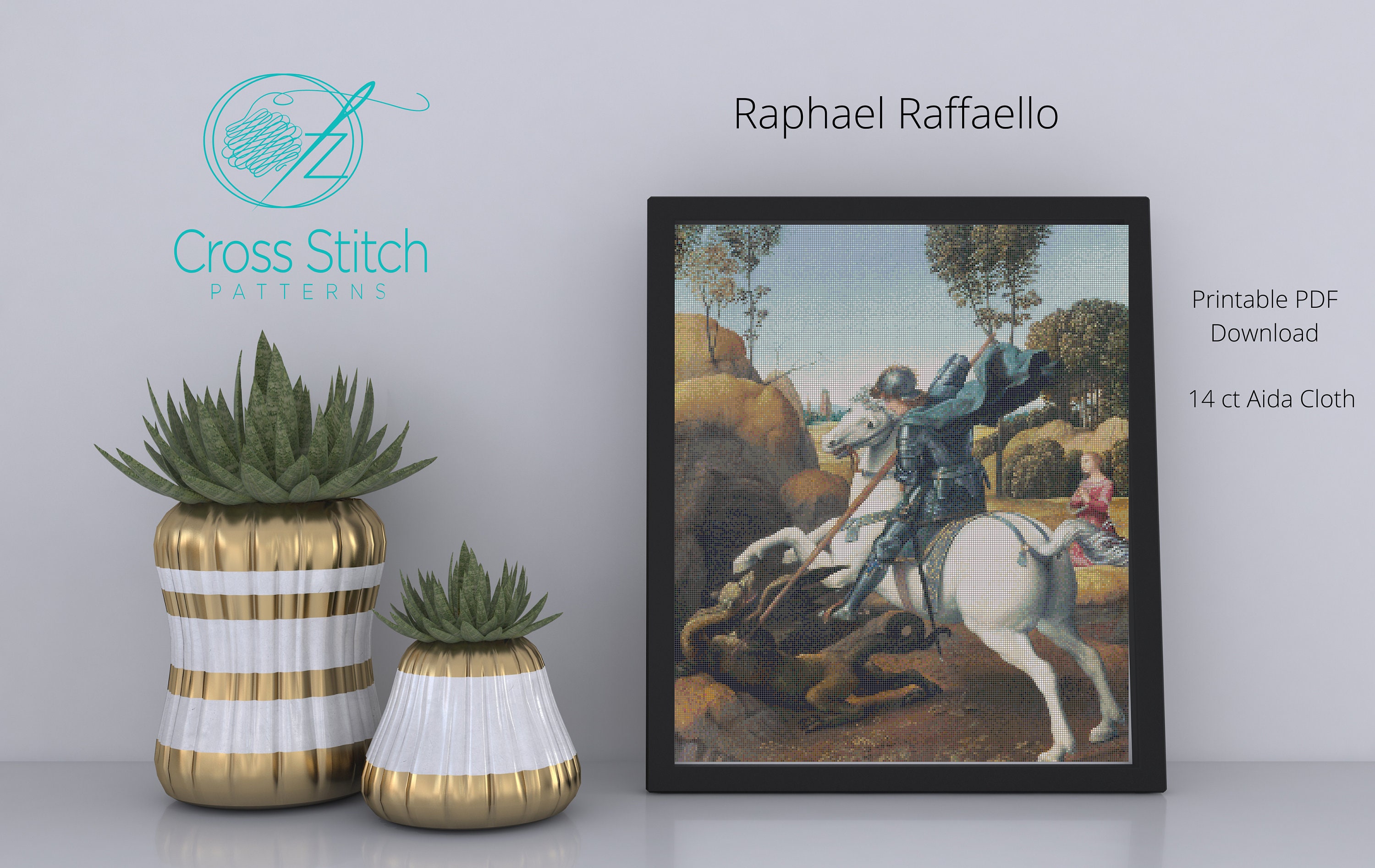 5 Pattern Bundle Custom Cross Stitch Raphael Raffaello - Etsy