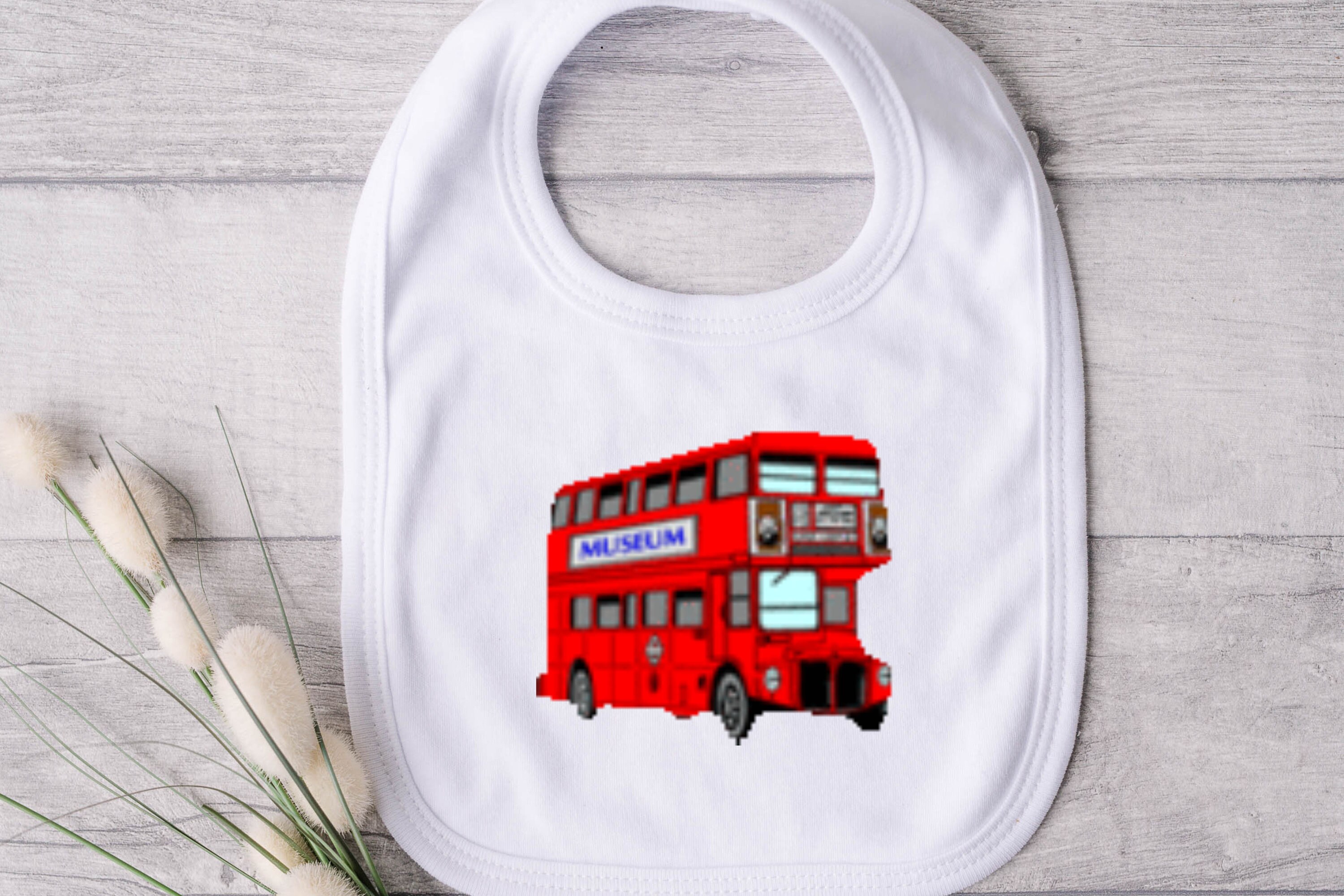 London Double Decker Bus Easy Cross Stitch Pattern, Custom Embroidery ...