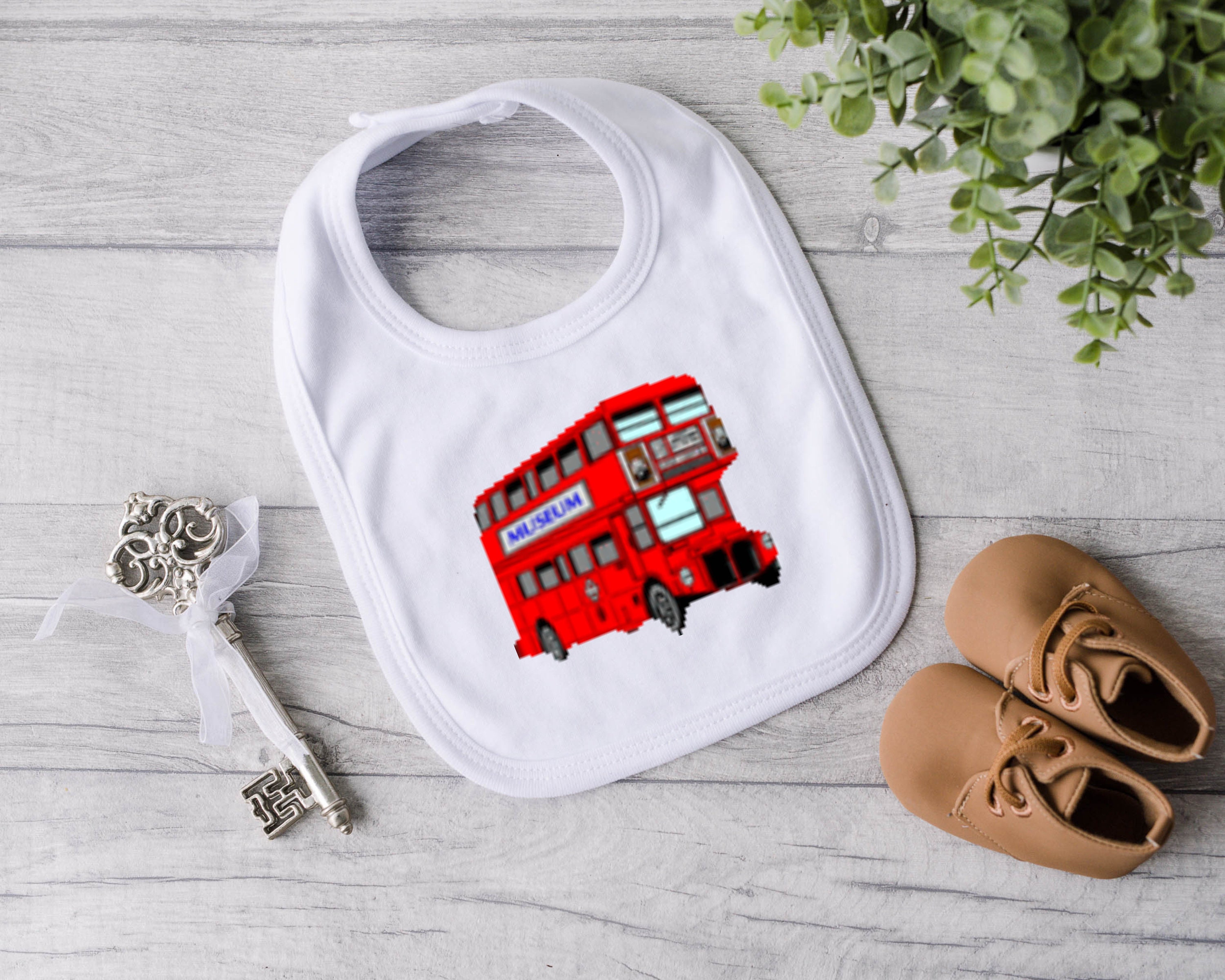 London Double Decker Bus Easy Cross Stitch Pattern, Custom Embroidery ...