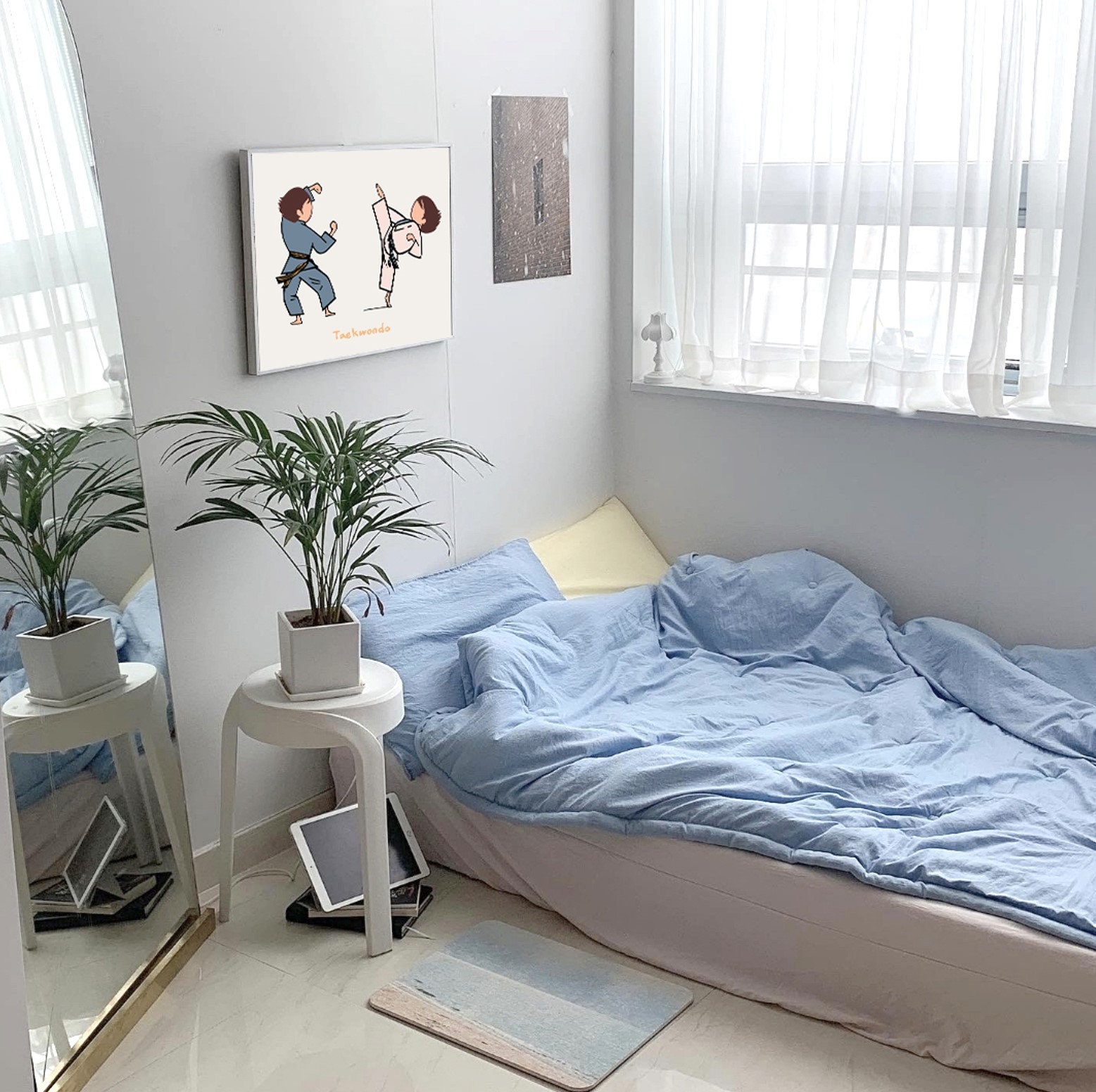 Taekwondo Art Print, Martial Arts, Instant Digital Download, Kids Room ...