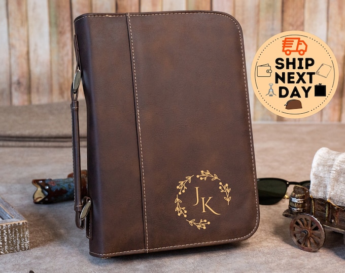 Bible Case - Personalized Bible Case - Monogrammed Bible Cover - First ...