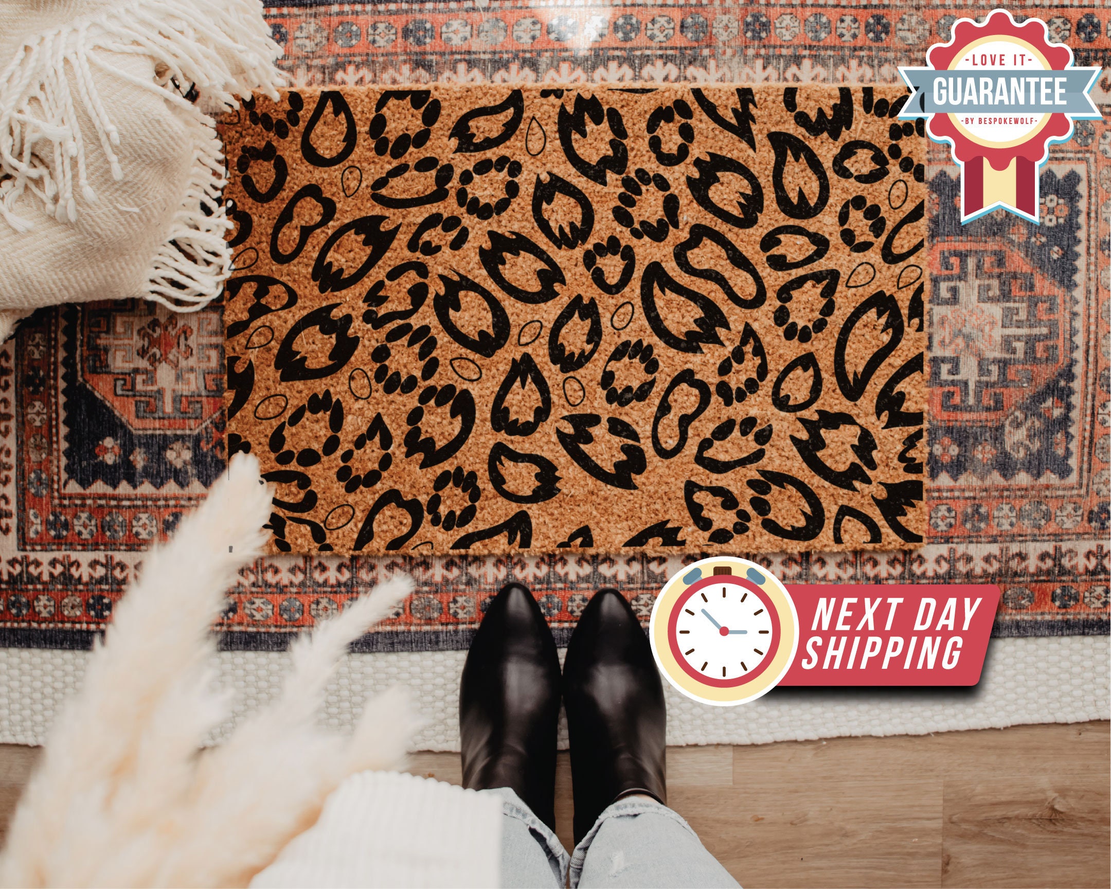 Animal Print Doormat, Animal Print, Leopard Print Doormat, Cheetah ...